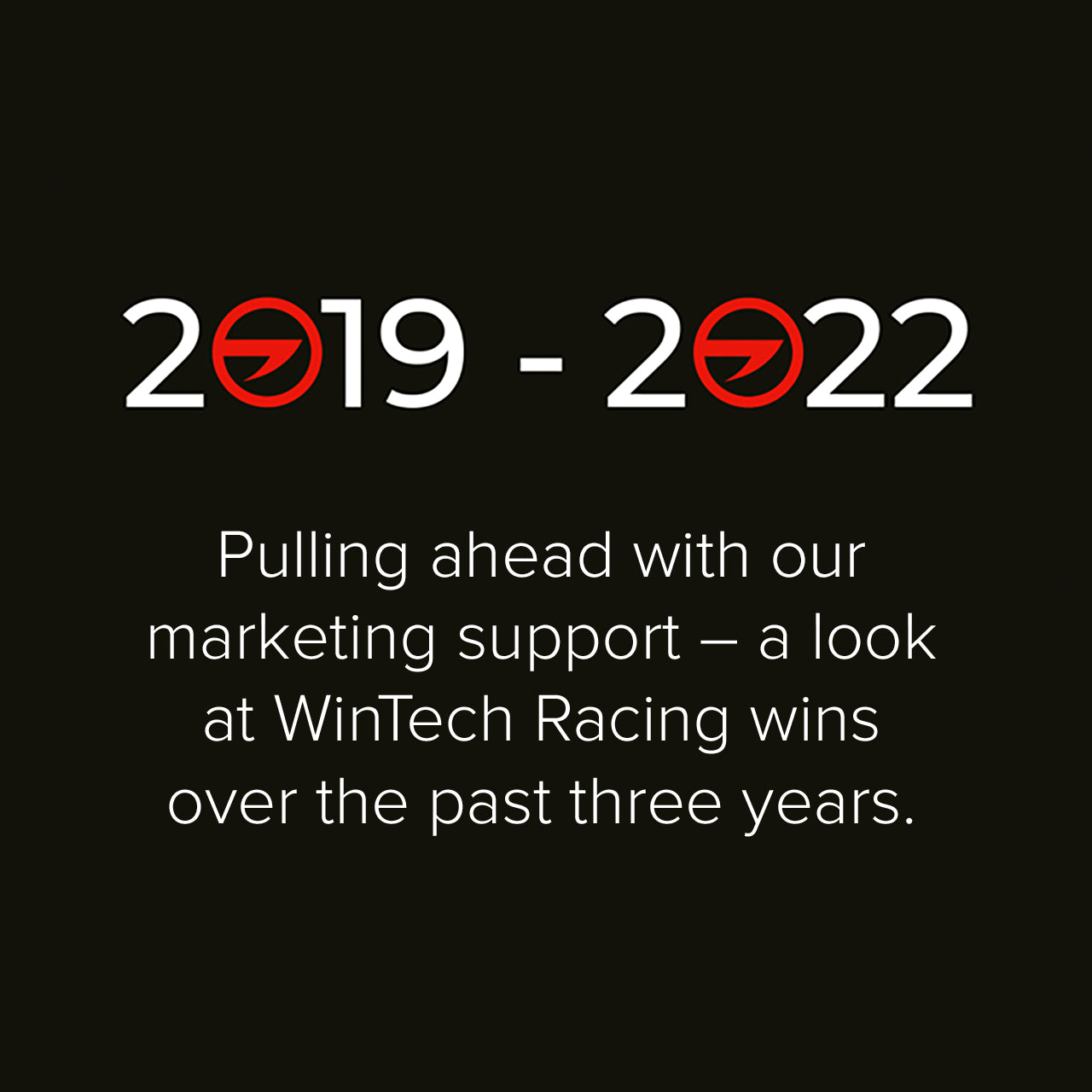 Pulling ahead with our marketing support - a look at WinTech Racing wi